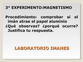 MAGNETISMO Y PROPIEDADES DE LOS IMANES. Lic Javier Cucaita | PPT