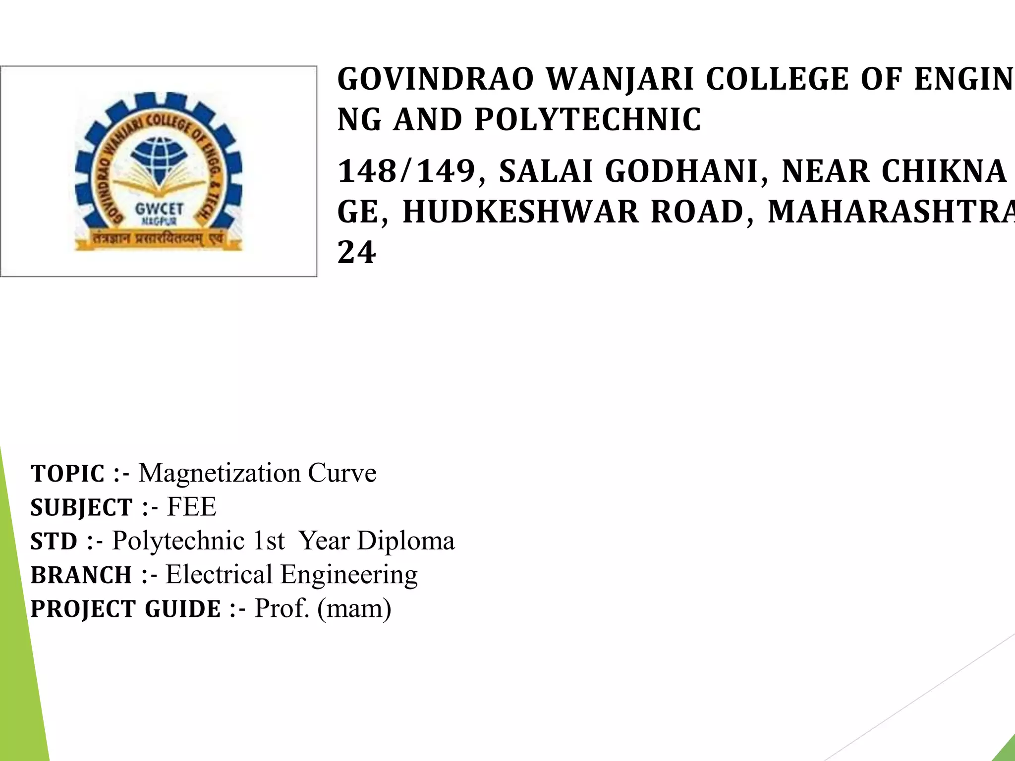 Magnetization Curve - by Devraj Sawarkar.pptx