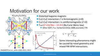 Magnetization process of the kagome magnets | PPTX