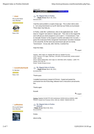 Magnet links in firefox [solved] | PDF