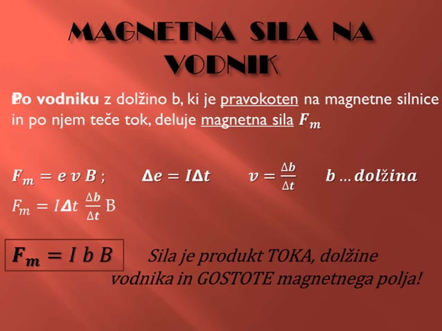 Magnetna sila | PPTX
