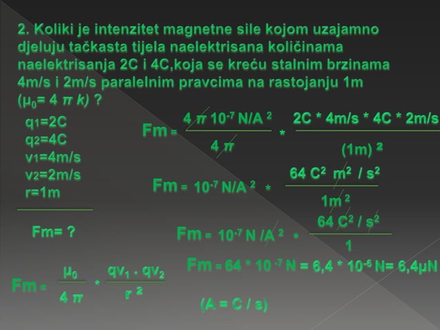Magnetno polje elektricne struje | PPT