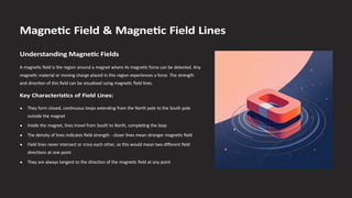 Magnetic Effects of Electric Current notes | DOCX