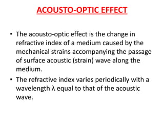 Magneto optic devices | PPT