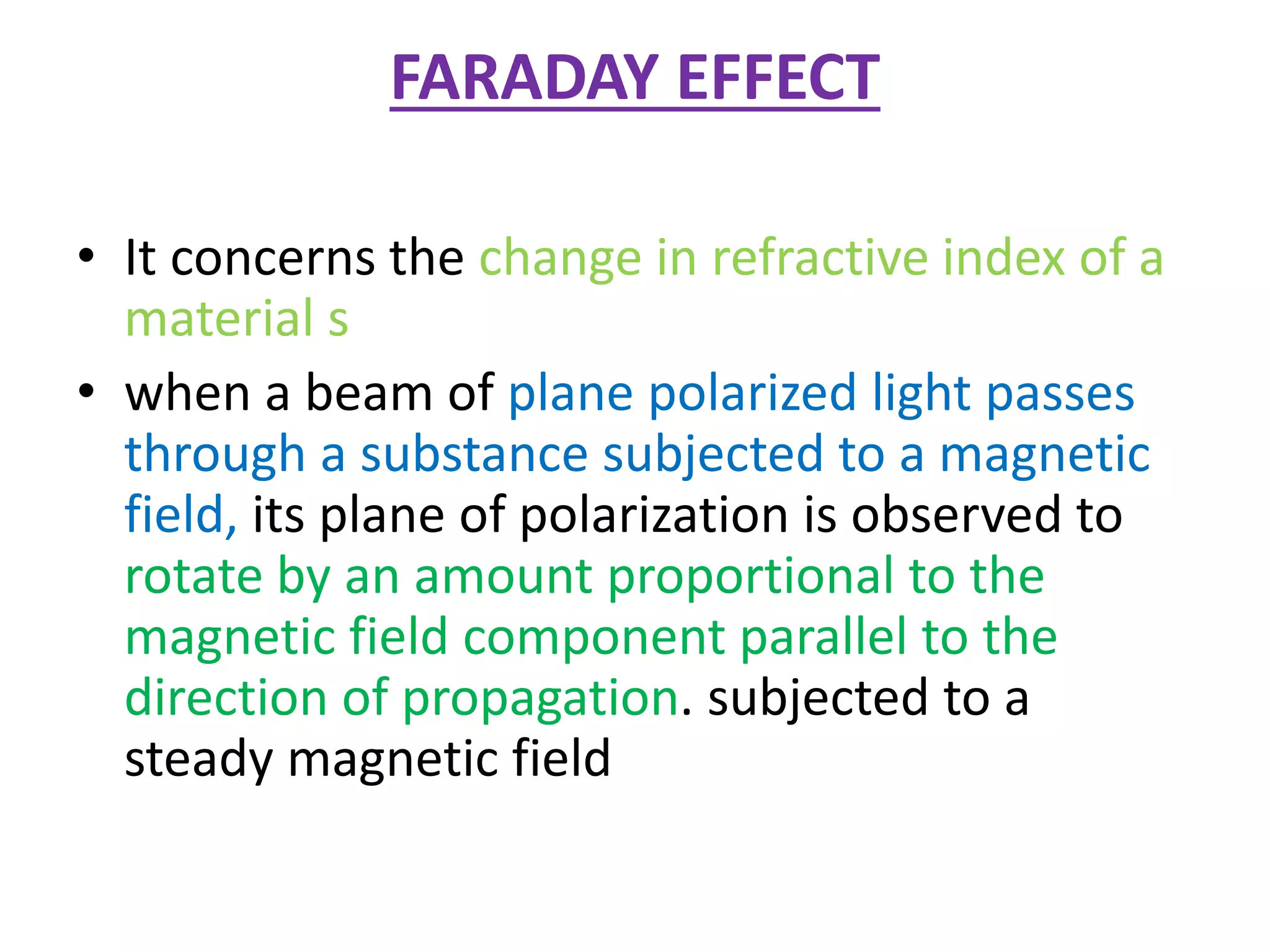 Magneto optic devices | PPT