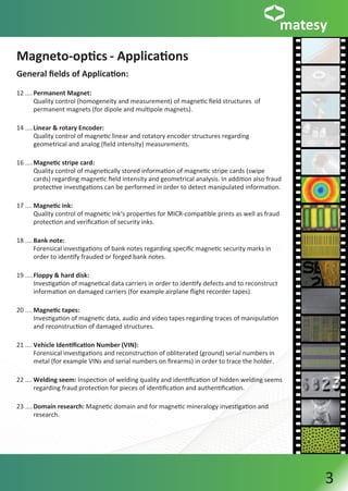 Magneto optics applications | PDF