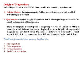 Magnetochemstry | PPT | Free Download