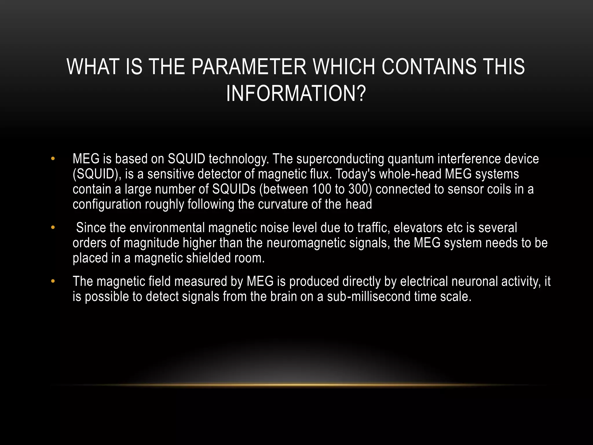 Magnetoencephalogram-MEG | PDF