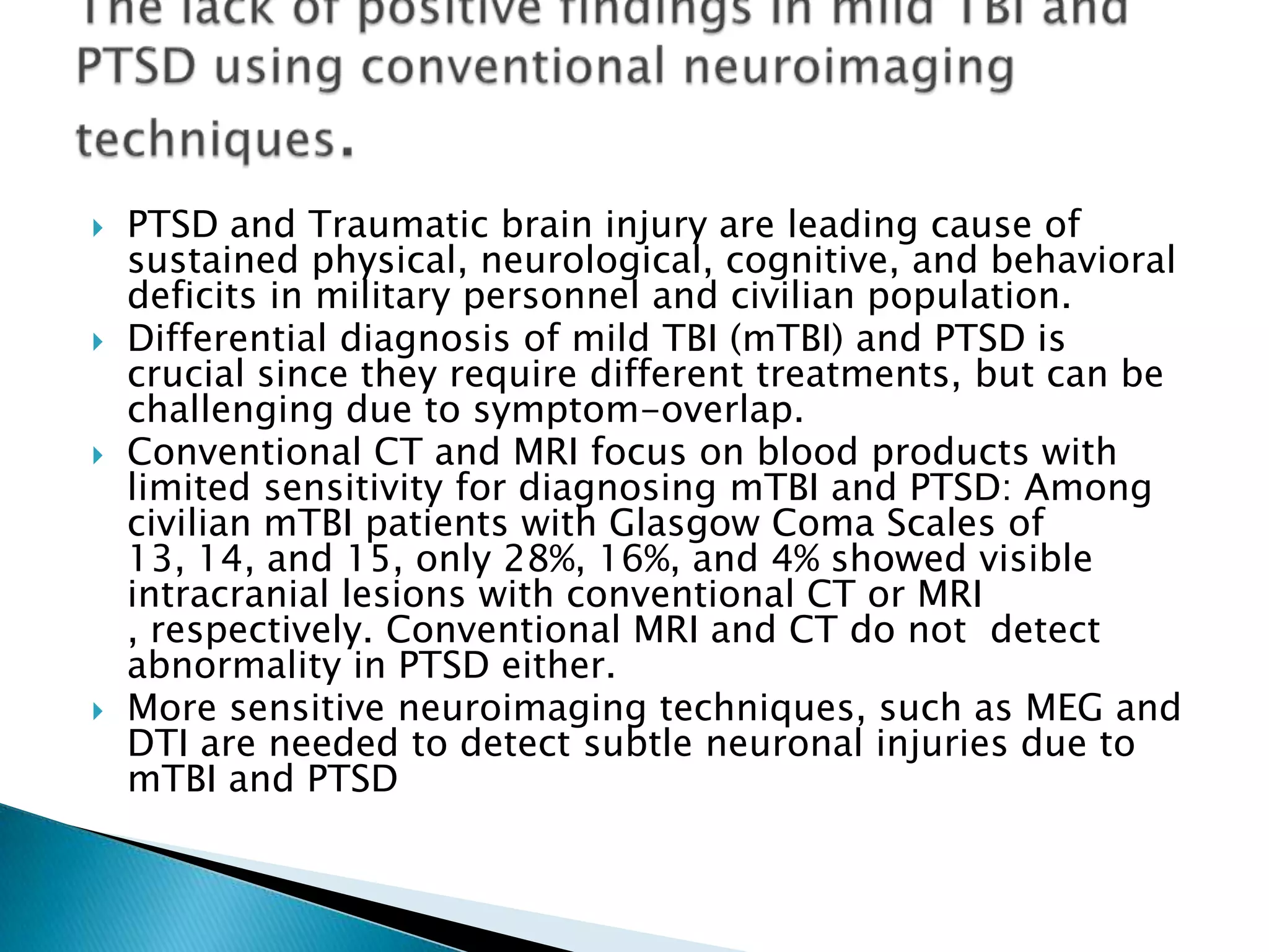 Magnetoencephalography (meg) and diffusion tensor imaging | PPTX