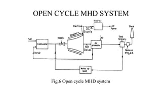 Magneto hydro dynamic (mhd) power generation | PPTX