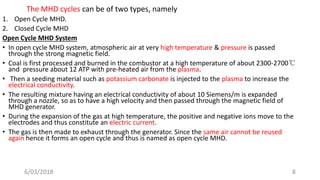 Magnetohydrodynamic power generation | PPTX