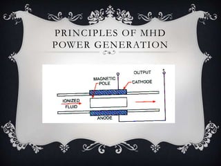Magneto hydrodynamic power generation (mhd) | PPTX