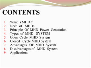 Magnetohydrodynamics(mhd) hkr | PPT