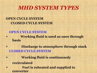 Magneto hydro dynamic system | PPT