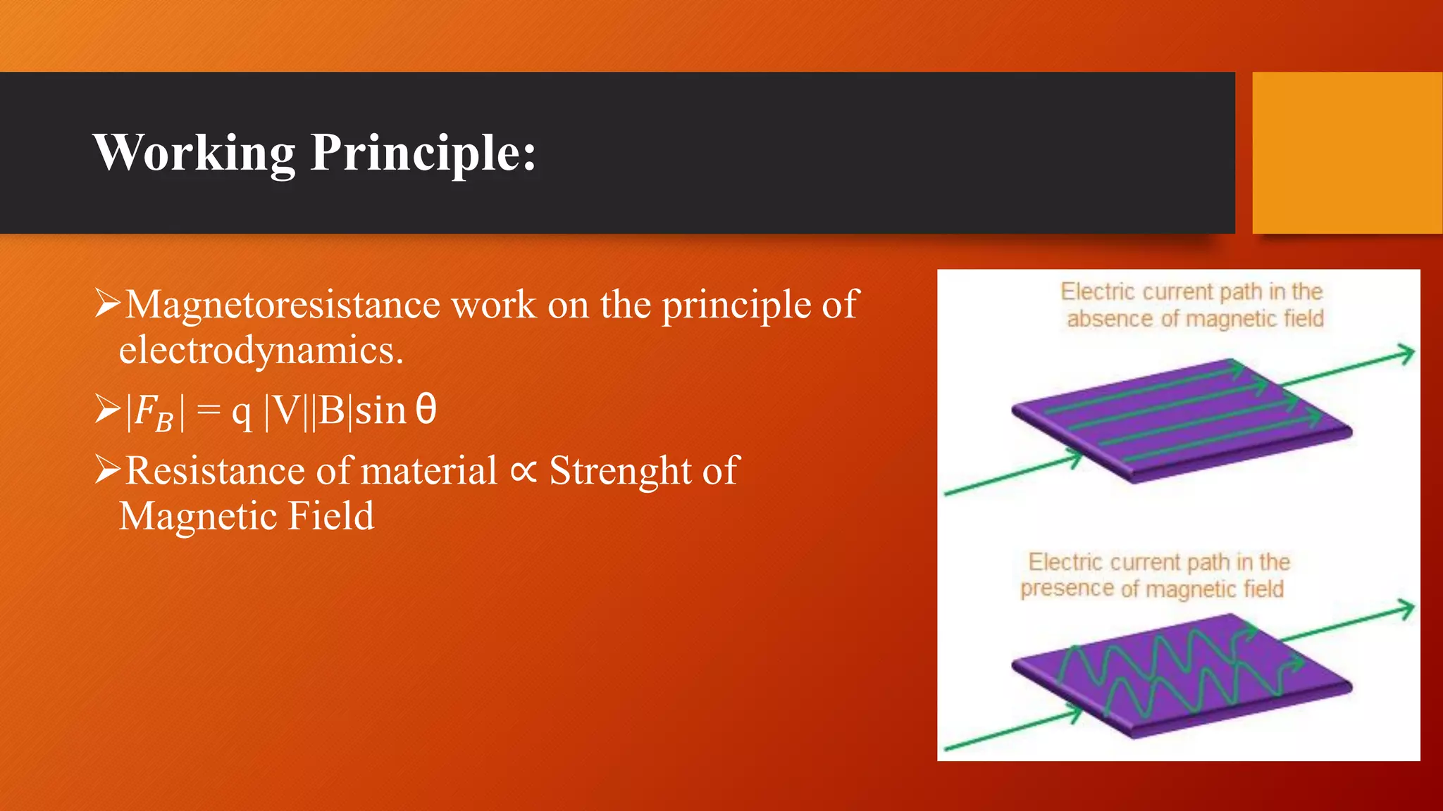 Magnetoresistance and Its Types(PPT) | PDF