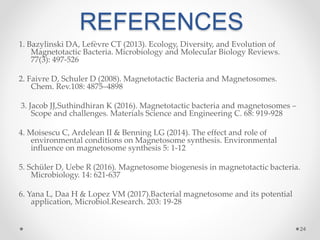 Magnetosome | Magnetotactic bacteria (MTB) | | PPTX