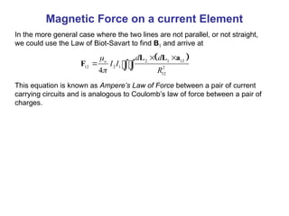 Magnetostatics (Combination of electrostatic and magnetic ) | PPT