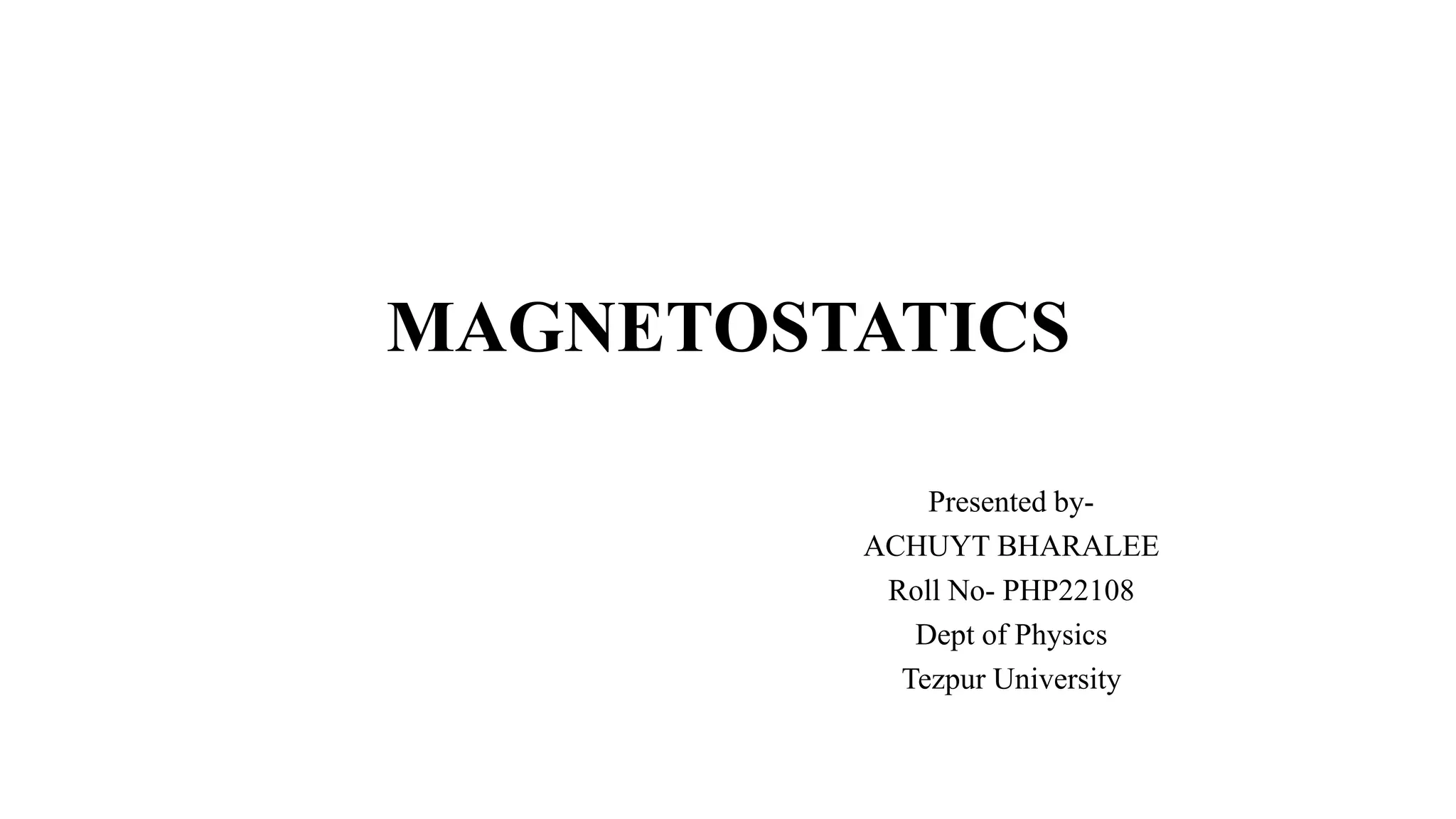 Magnetostatics.pptx