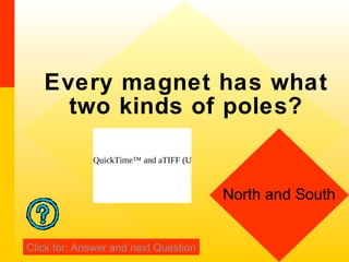 Magnet PowerPont | PPT | Physics | Science