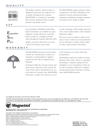 Magnetrol Guide Wave Radar Level Transmitter For Hygienic Applications ...