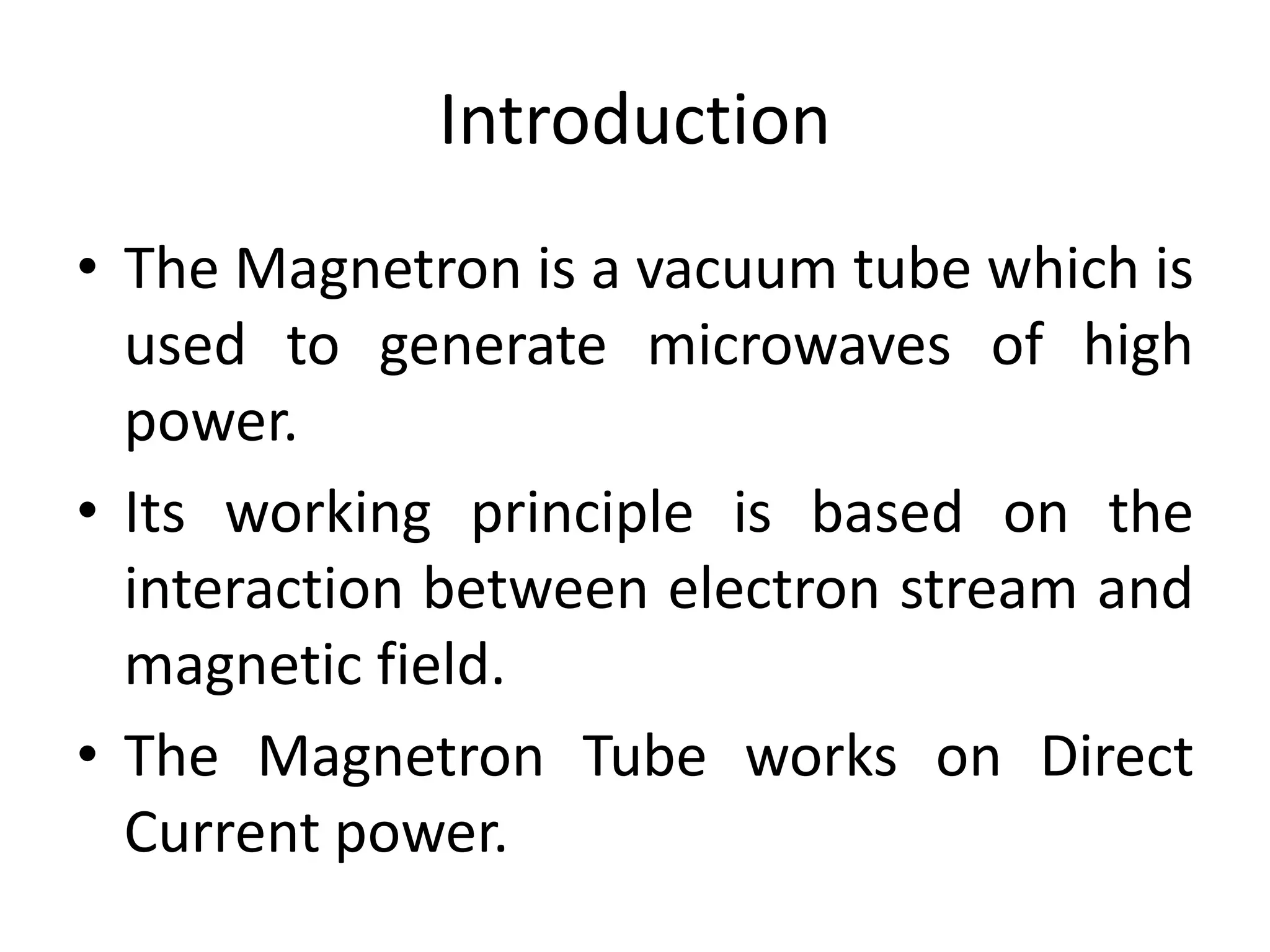 Magnetron | PPTX