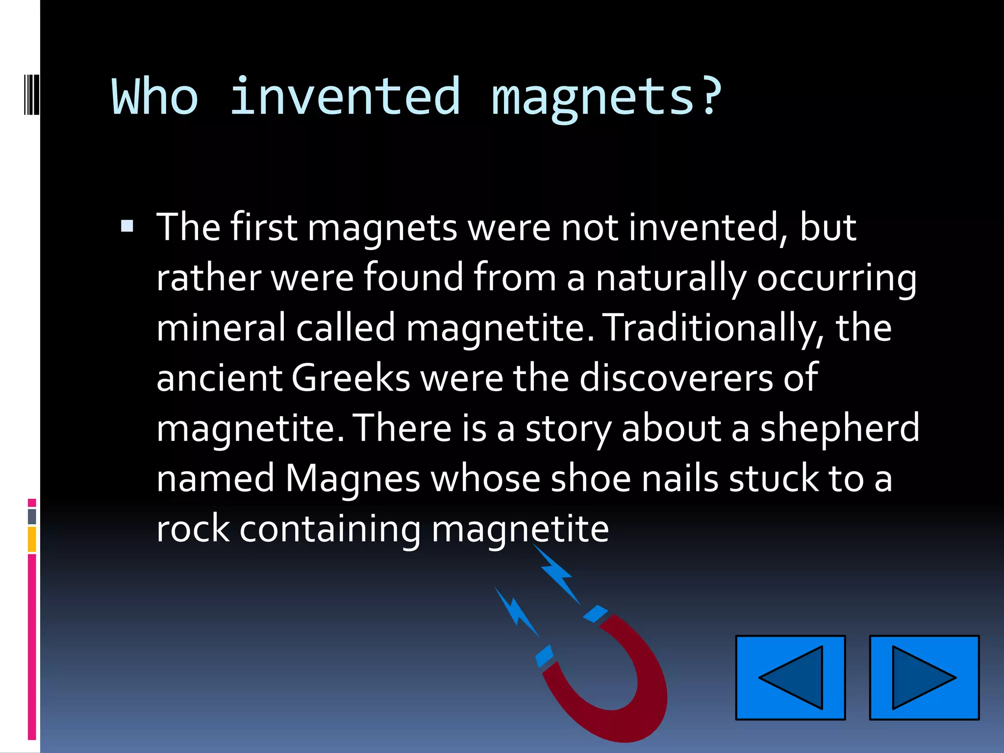 Magnets | PPTX | Geology | Science
