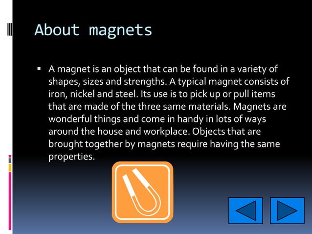 Magnets | PPTX | Geology | Science