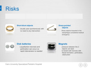 Magnets ingestion complications | PPT