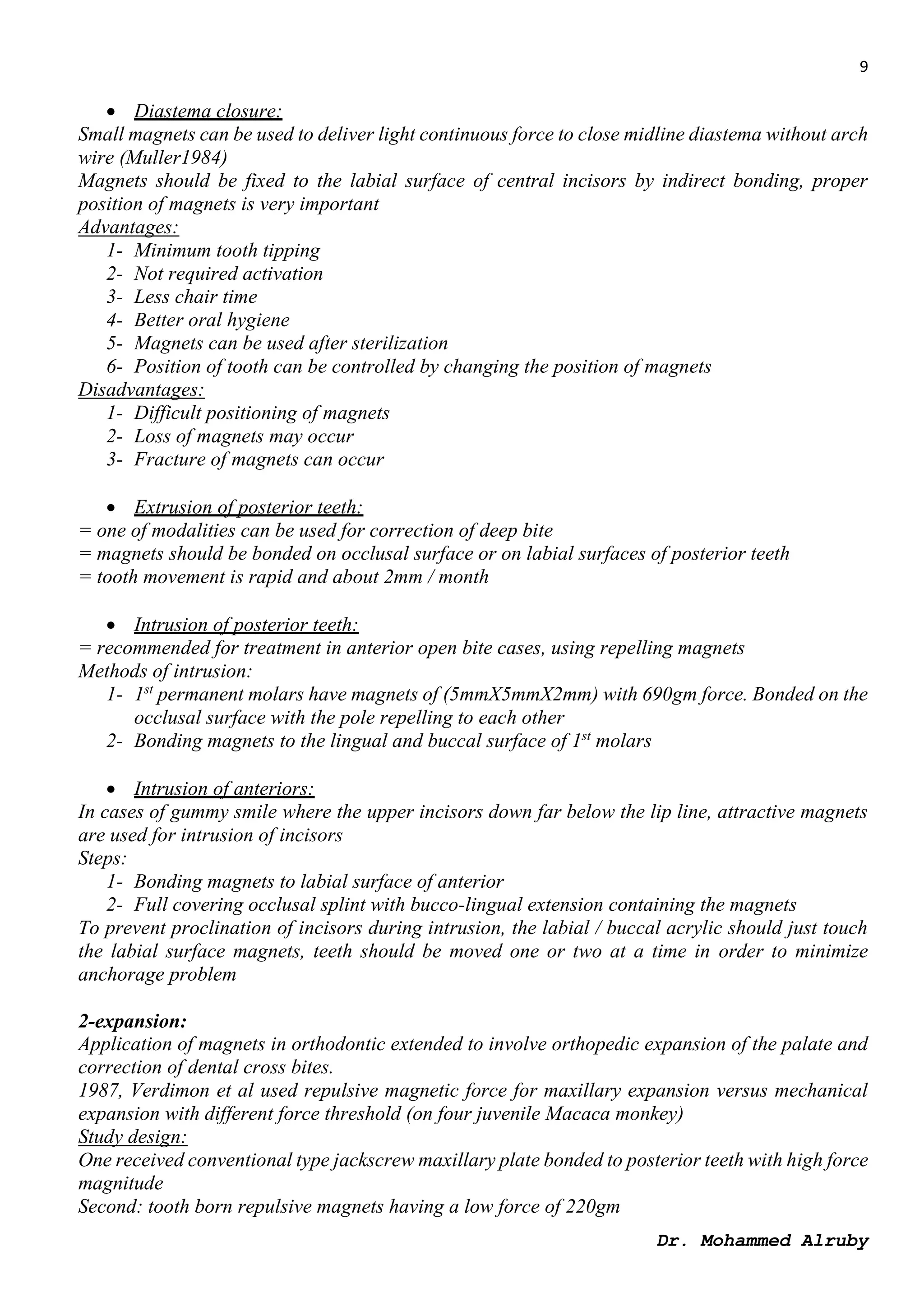 magnets in orthodontics.docx