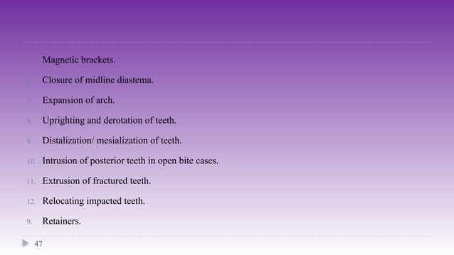Application of Magnets in Orthodontics.pptx