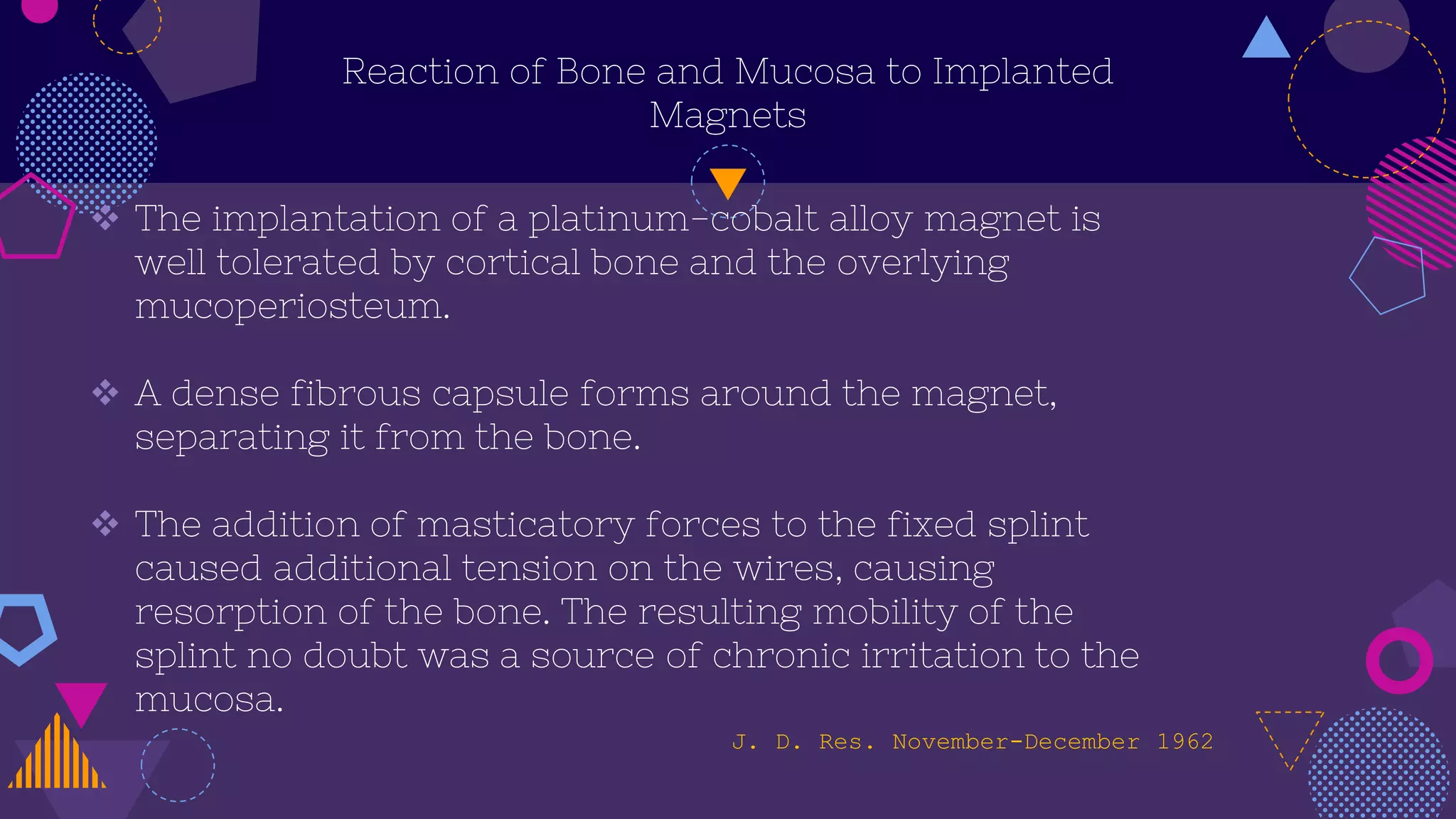 Magnets in prosthodontics | PPTX