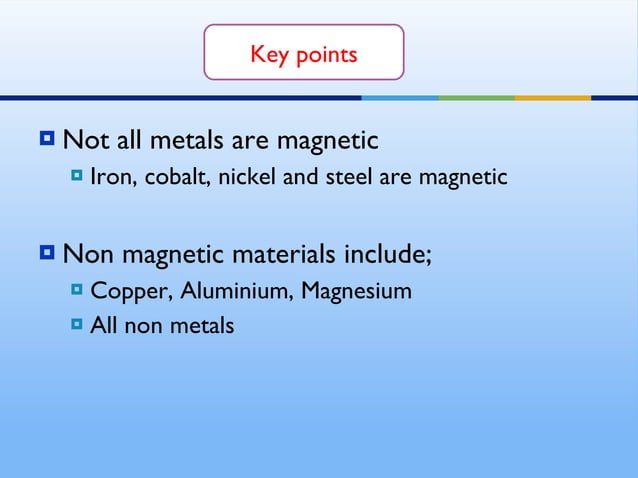 Magnets and electromagnets - lesson 1 | PPT