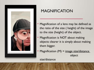 Magnification ppt for bachelor of optomerty and vision science students ...