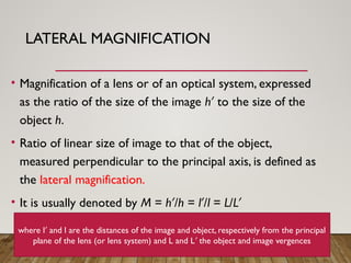 Magnification ppt for bachelor of optomerty and vision science students ...