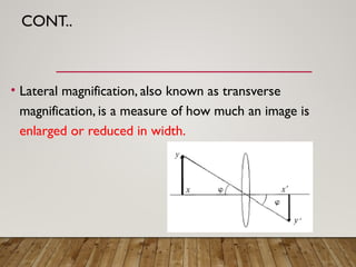 Magnification ppt for bachelor of optomerty and vision science students ...