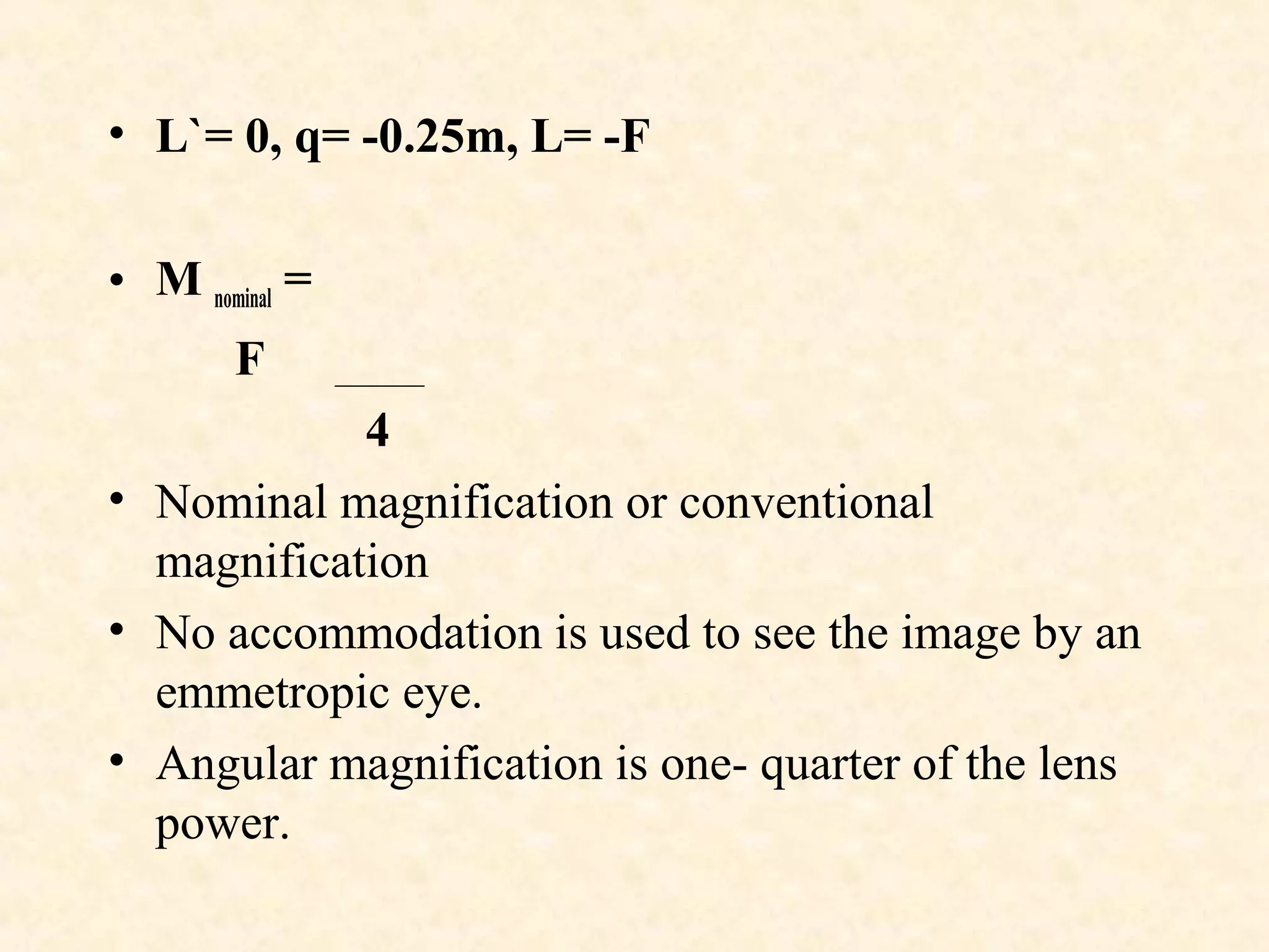 Magnification and it's clinical uses | PPT