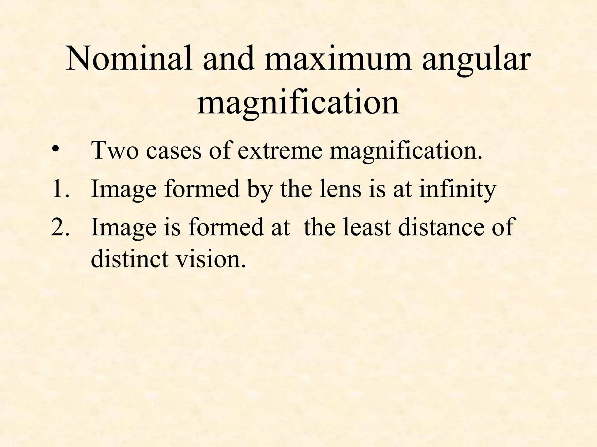 Magnification and it's clinical uses | PPT