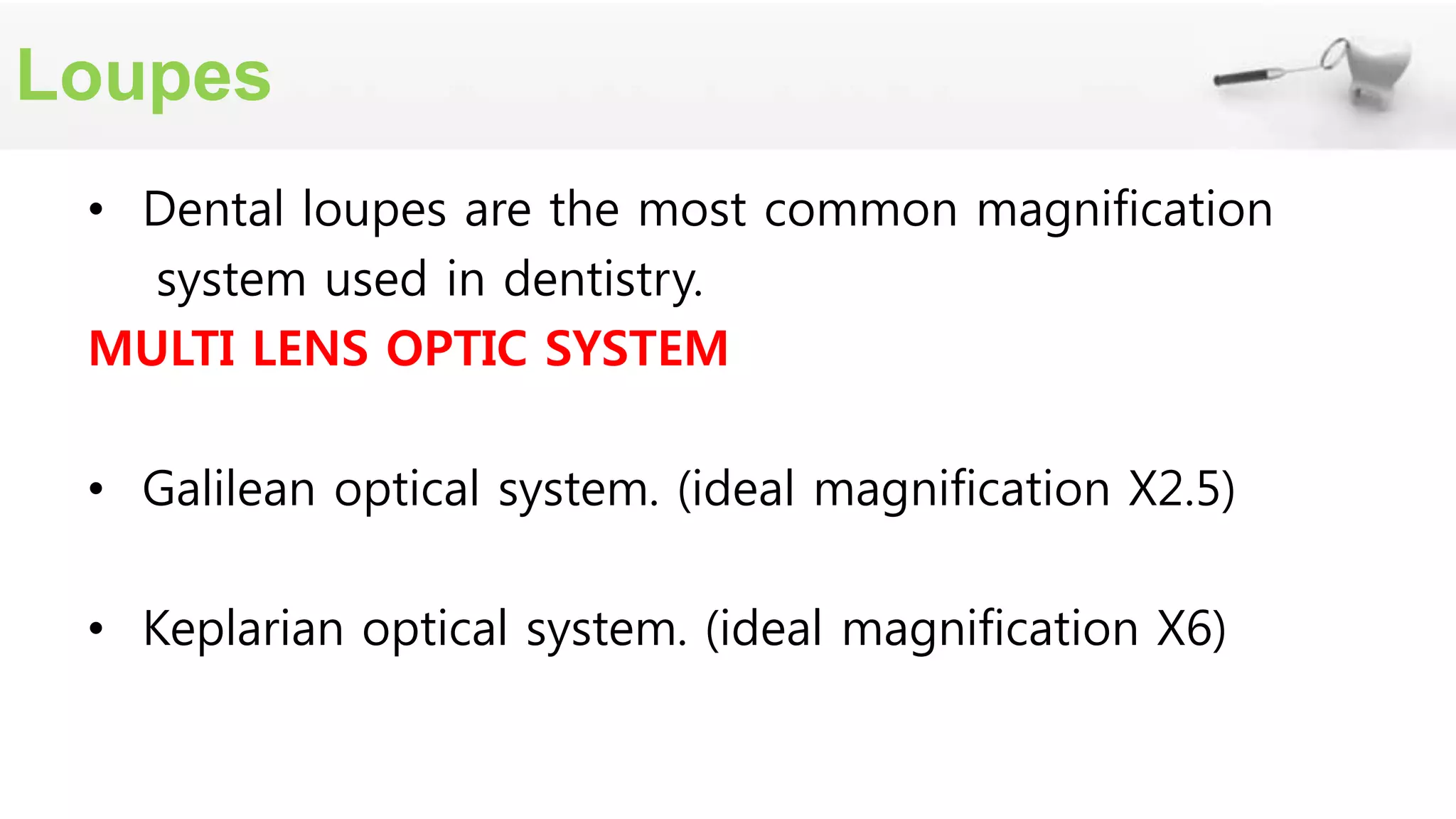 Magnification in endodontics by dr jagadeesh kodityala | PPTX