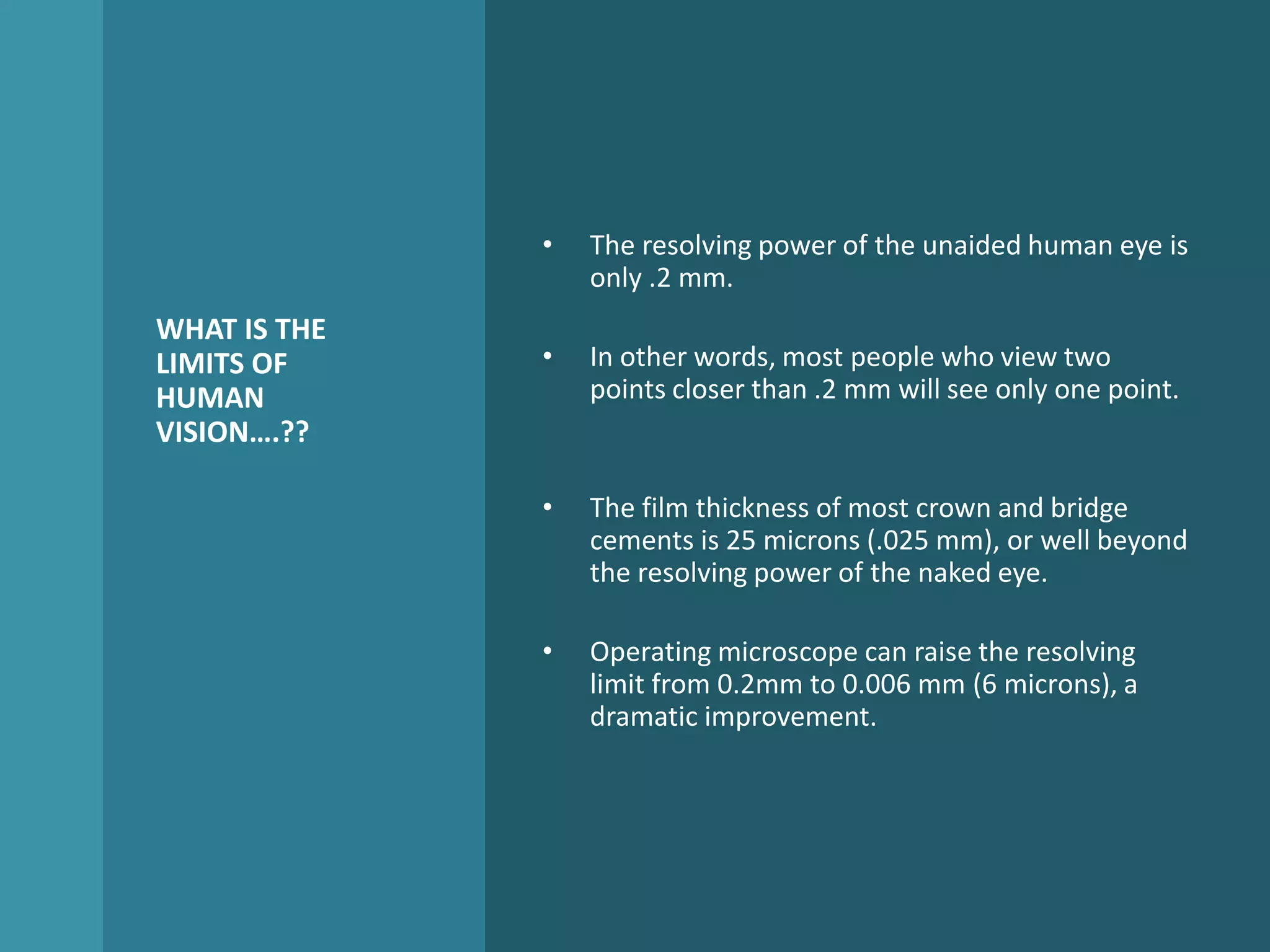 Magnification in endodontics | PPTX