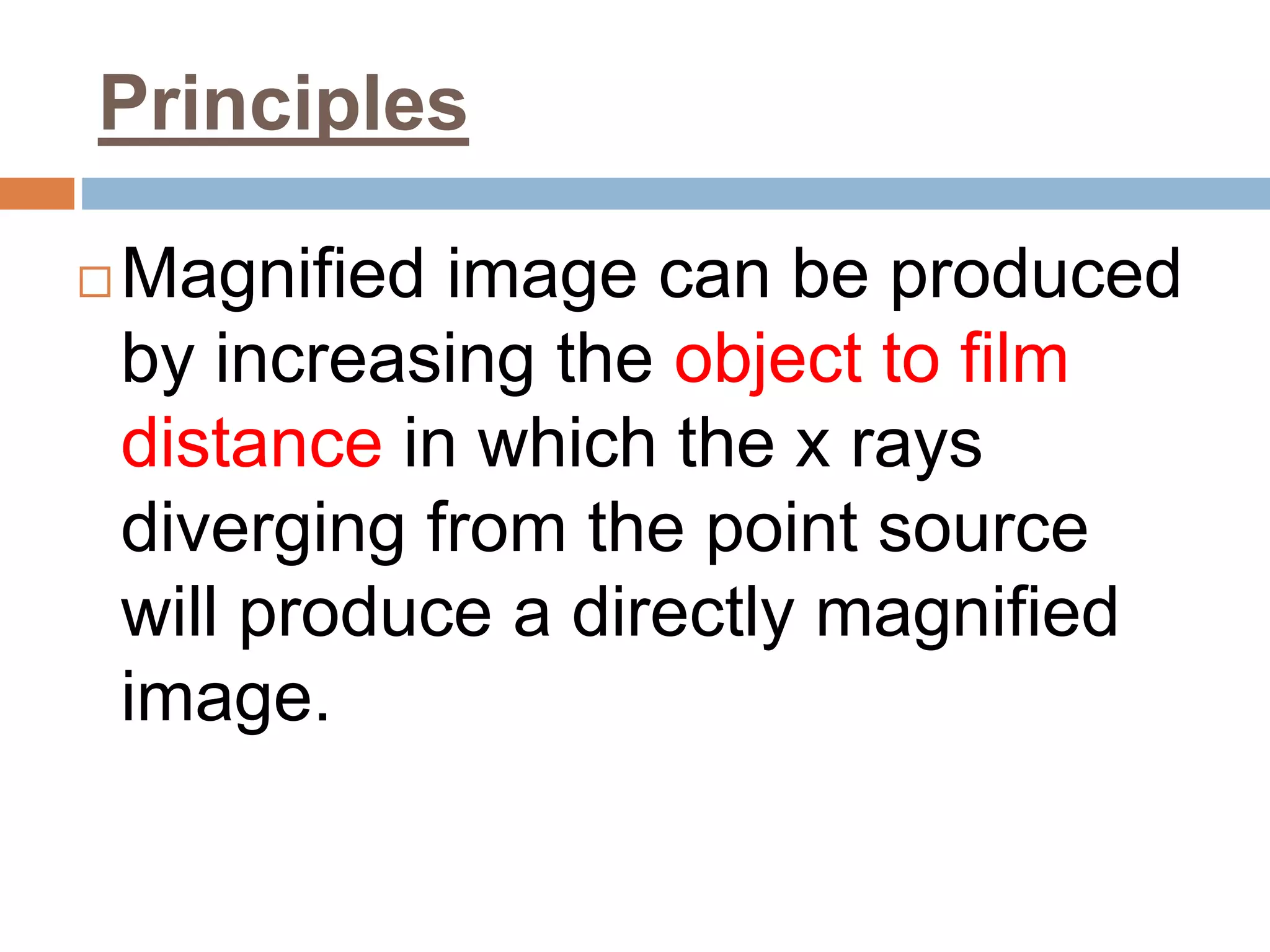 Magnification(macro and micro radiography), distortion | PPTX