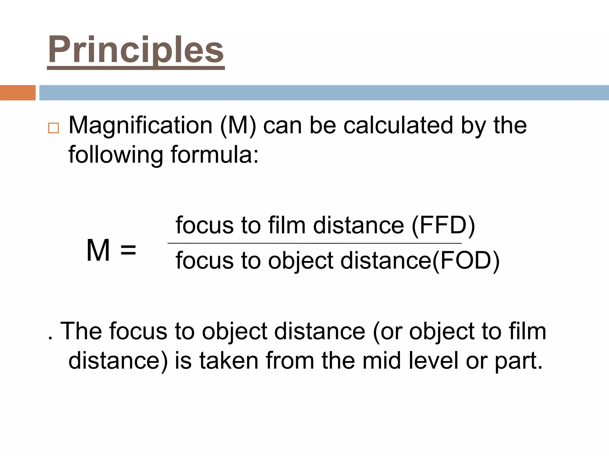 Magnification(macro and micro radiography), distortion | PPTX