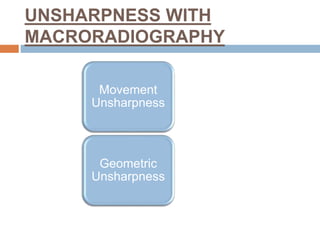 Magnification(macro and micro radiography), distortion | PPTX