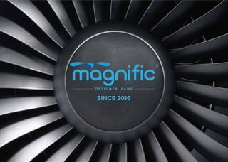 Magnific Designer Fans Catalogue | PPT