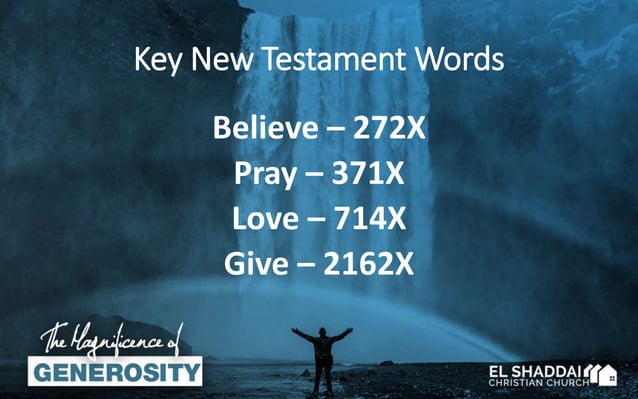 Magnificence of Generosity | PPT