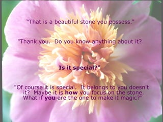 Magnificent Me The Secret Of The Stone | PPT | Romance | Genres