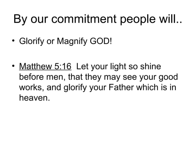 Magnifying Christ | PPT