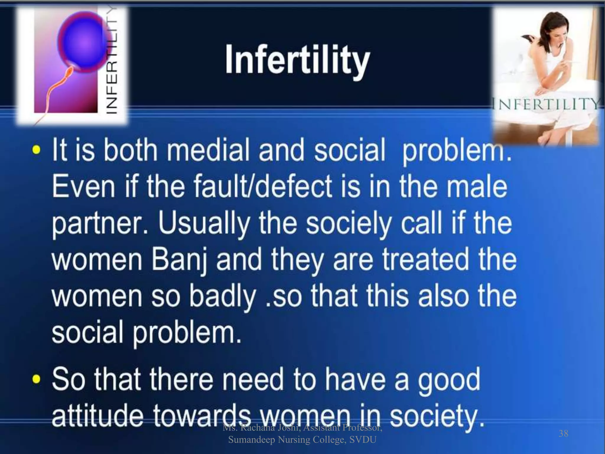 MAGNITUDE OF MATERNAL AND CHILD HEALTH PROBLEMS /FACTORS INFLUENCING ...