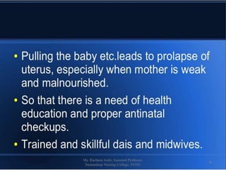 MAGNITUDE OF MATERNAL AND CHILD HEALTH PROBLEMS /FACTORS INFLUENCING ...