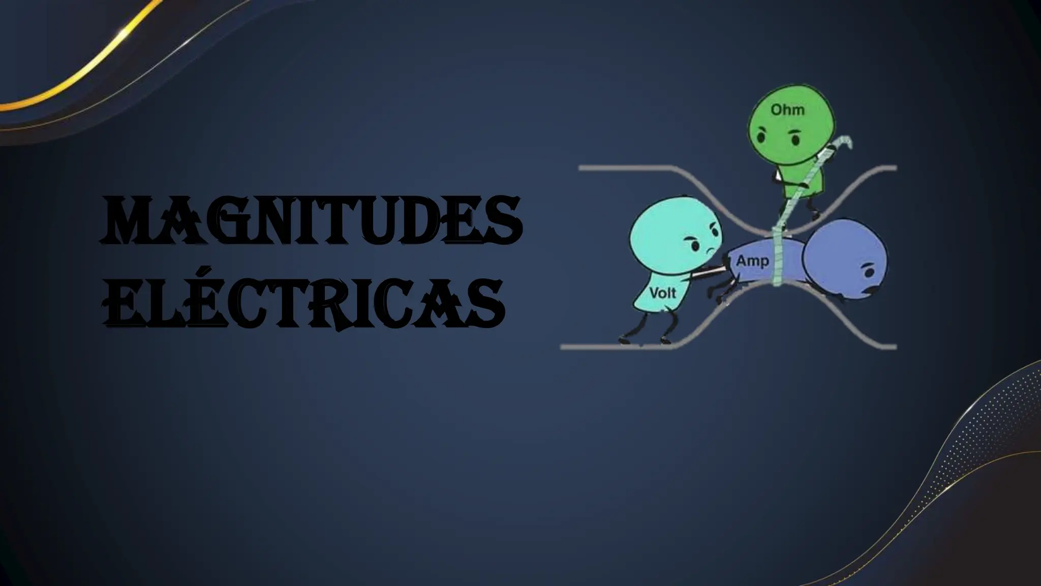 Magnitudes Eléctricas diapositivas explicación | PPTX