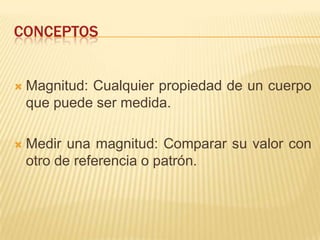 Magnitudes fisicas | PPTX